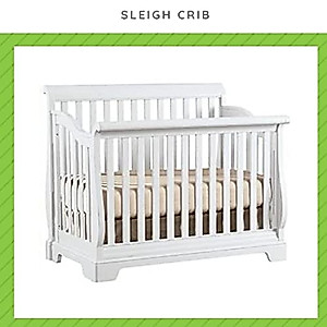 CC KITS Full-Size Conversion Kit Bed Rails for Young America Cribs (White)