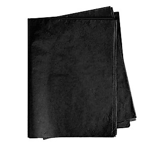 RUSPEPA Gift Wrapping Tissue Paper - Tissue Paper for Gift Wrap, Art Crafts, DIY, Pack Bags, Birthday, Wedding and More - 15 x 20 inches - 480 Sheets - Black