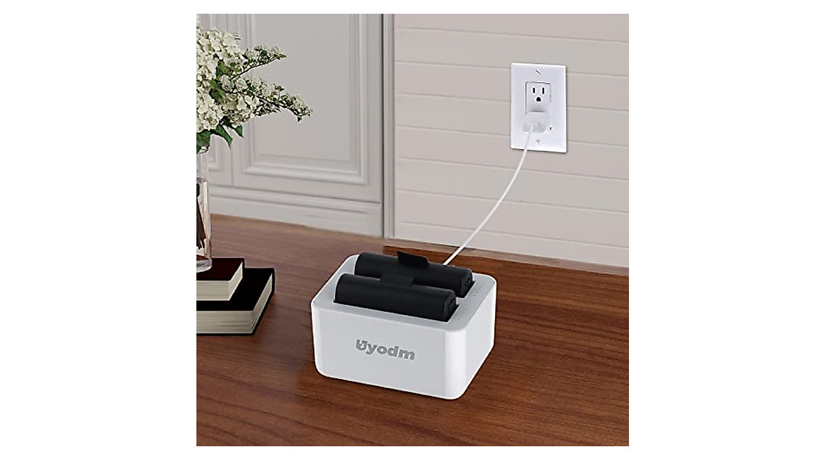 UYODM Dual Charger for SimpliSafe Camera Batteries - Fast