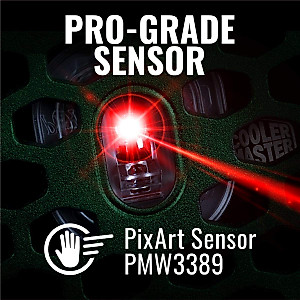 Cooler Master MM711 Wilderness Limited Edition Gaming Mouse with Lightweight Honeycomb Shell, Ultraweave Cable, 16000 DPI Optical Sensor, and RGB Accents