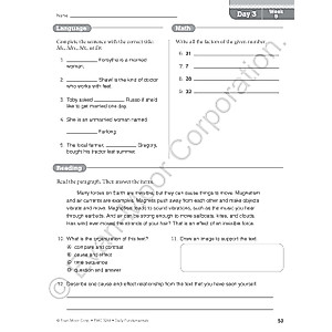 Evan-Moor Daily Fundamentals, Grade 4