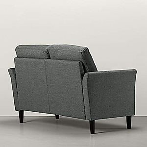 ZINUS Jackie Loveseat Sofa / Easy, Tool-Free Assembly, Green Stone