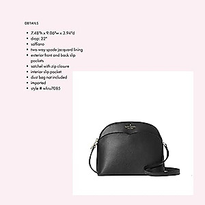 Kate Spade Payton Dome Crossbody (black)