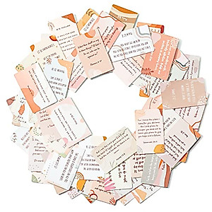 Mr. Pen- Prayer Cards, 70 Unique Bible Verse Cards, Boho Theme, Mini Scripture Cards, Prayer Cards for Women and Men, Scripture Cards with Bible Verses, Christian Cards, Scripture Prayer Cards