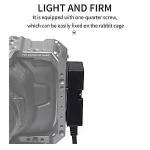 ZITAY D-tap 1x4 Power Splitter Hub with Reverse Insertion Prevention Adapter for VMount Battery