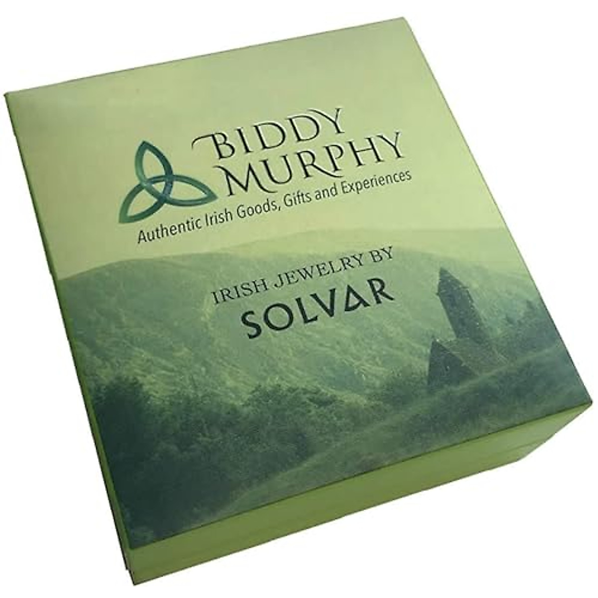 Trinity Knot Cufflinks Rhodium Plated Made in Ireland