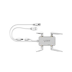 VONETS VBG1200 Industrial Mini Dual Band 2.4GHz/5GHz WiFi Bridge/Router/WiFi to Ethernet Adapter/AC1200 WiFi Signal Range Extender 1 RJ45 Male (10/100Mbps) USB/DC Powered for DVR IP Camera AGV