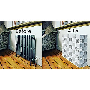 Ready Covers EZ Connect Cover- Vented Safety Steam Radiator Cover/Protective Heating Cabinet for Home & Office: Easy Snap Connection. Not just For Radiators, Cover Just About Anything (50, Charcoal)