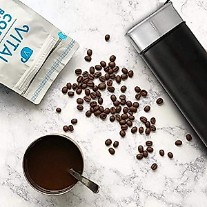 Sip by Swell Stainless Steel Travel Mug ,16 Fl Oz , Coffee Black ,Double Layered Vacuum-Insulated Travel Mug Keeps Coffee Tea And Drinks Cold for 16 Hours and Hot for 4