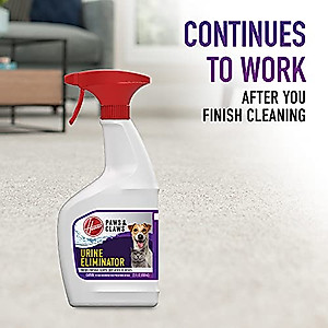 Hoover Paws & Claws Urine Eliminator Spray, 22 oz., 2 Pack, Fresh Scent, Pet Spot and Stain Remover for Carpet & Upholstery, Tackles Tough Pet Messes & Stains, Pair with Hoover Carpet or Spot Cleaner