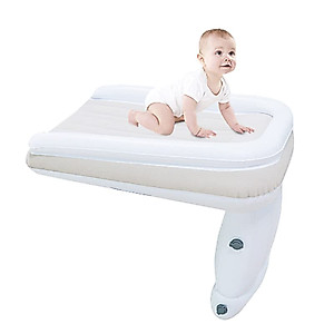 GEMGO Inflatable Airplane Bed for Toddler Travel Baby Travel Airplane Bed | Inflatable Toddler Travel Bed | Infant Airplane Bed | Fits Most Airplane Economy Seats for Convenient Toddler Travel