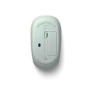 Microsoft Bluetooth Mouse - Mint. Comfortable design, Right/Left Hand Use, 4-Way Scroll Wheel, Wireless Bluetooth Mouse for PC/Laptop/Desktop, works with for Mac/Windows Computers