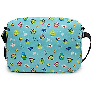 Disney Bag, Crossbody, Pixar Toy Story Alien Remix Pizza Planet, Vegan Leather
