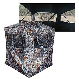 THUNDERBAY SPUR Collector 2 Person Hunting Blind, Pop-up Ground Blind with Silent Sliding Window