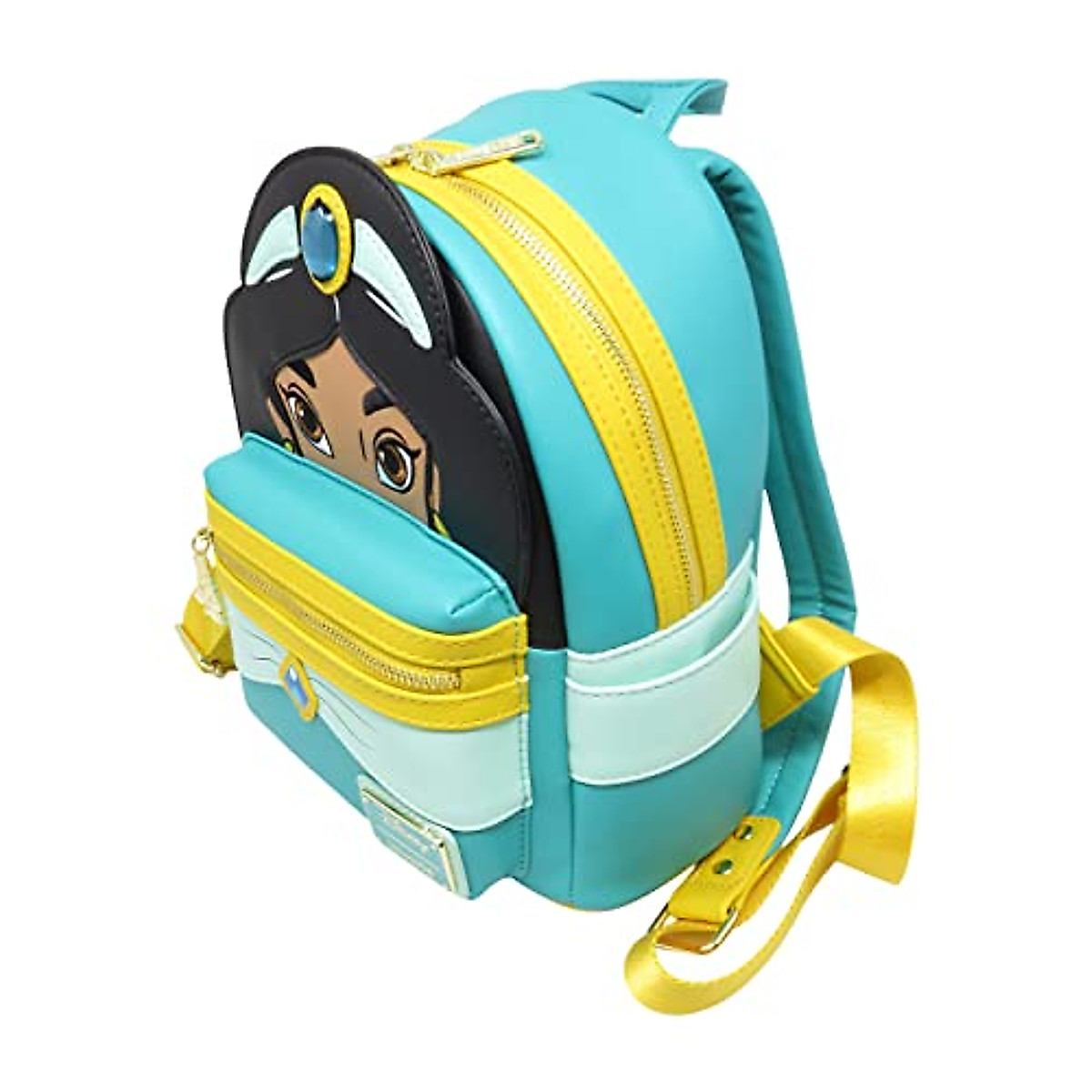 Loungefly Disney Alladin Princess Jasmine Cosplay Womens Double Strap Shoulder Bag Purse
