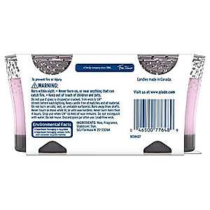 Glade Candle Jar, Air Freshener, Angel Whispers, 3.4 Ounce (Pack of 2)