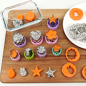 Sandwich Cutter and Sealer Set Large - 14 Pcs Uncrustables Sandwich Maker and Vegetable Fruit Cutter Set,Bread Decruster for Kids Adults Lunch Bento Box