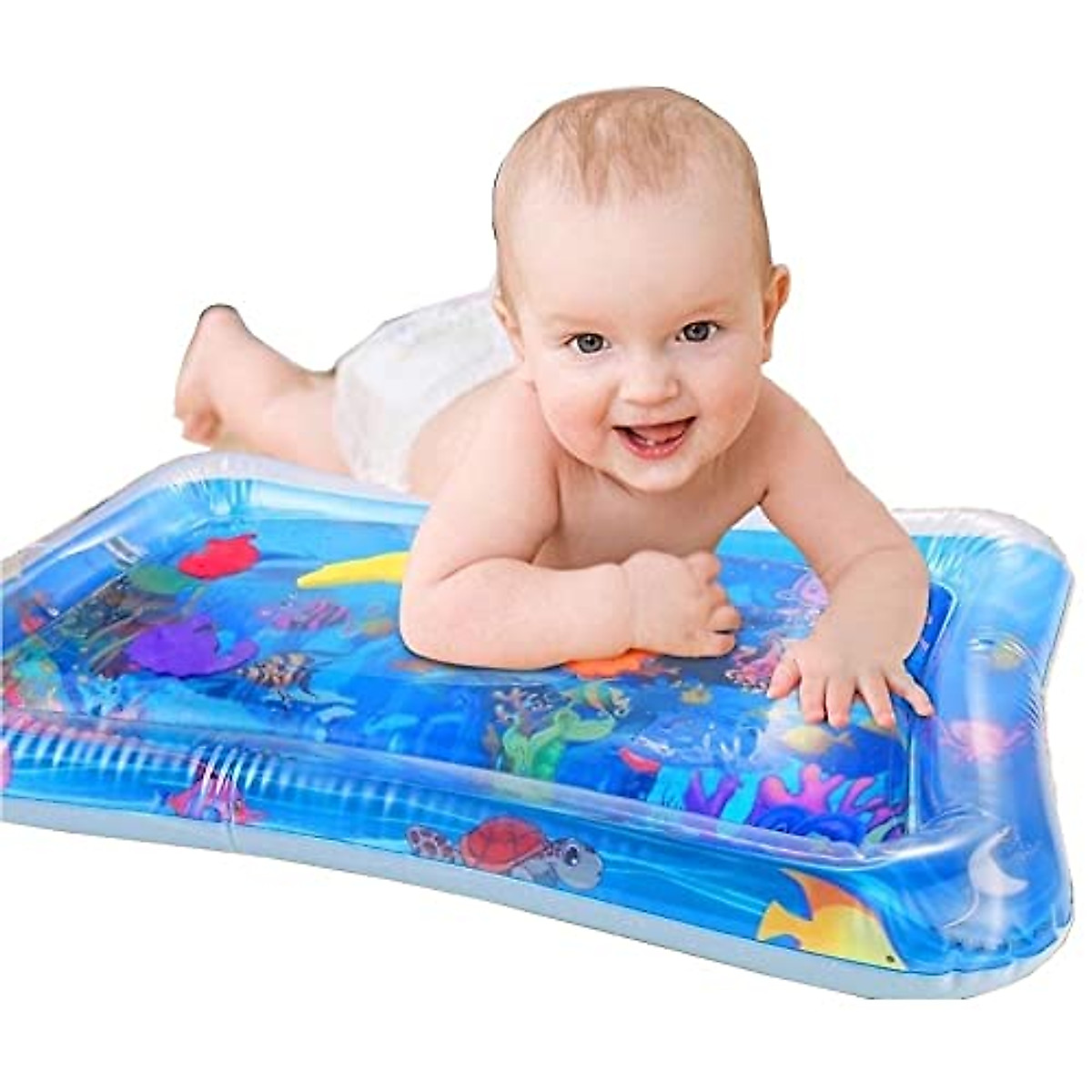 Inflatable Water mat Infants and Toddlers, Perfect for Fun time Play Activity Center Your Baby's Stimulation Growth