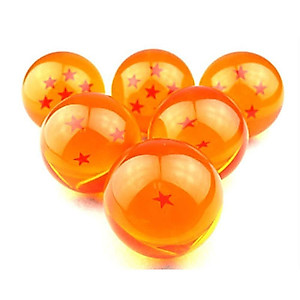 SOOFILM Unisex Stars Acrylic Transparent Balls Glass Ball 7pcs Game Balls Gift Set