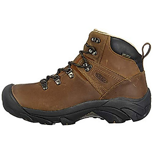 KEEN Men's Pyrenees Mid Height Waterproof Hiking Boots, Syrup, 13