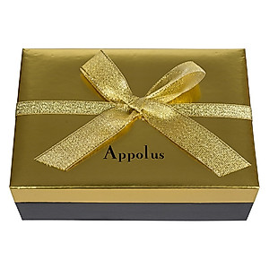 Appolus Gifts For Mom Engraved I Love You Mom Watch Necklace Set with rose gold-tone Cubic Zirconia