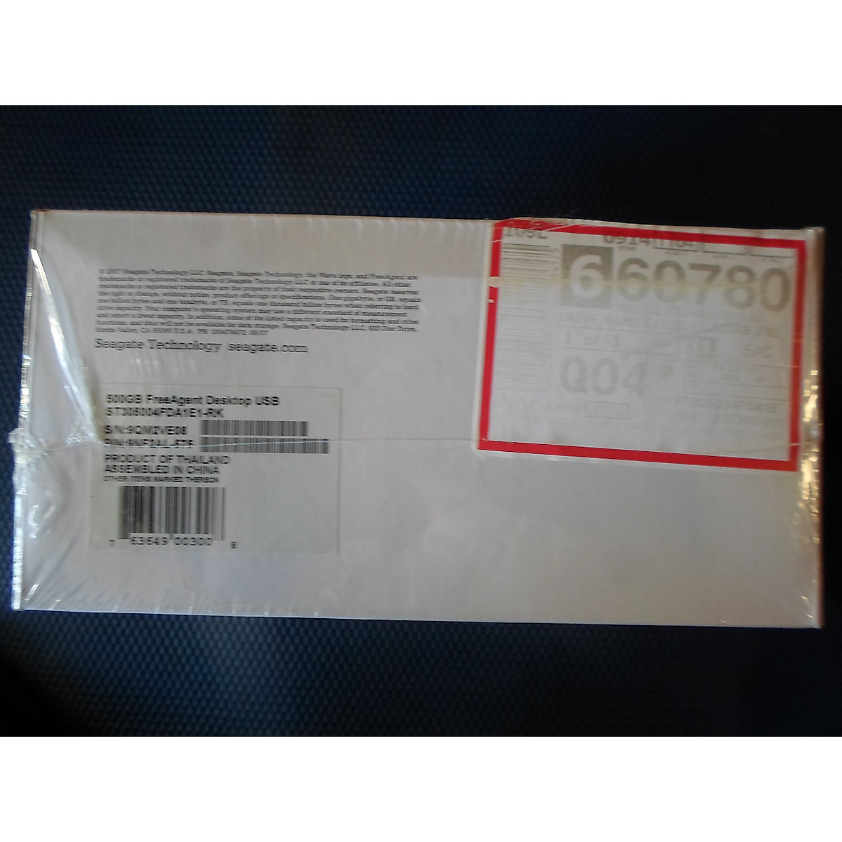 Seagate FreeAgent 500 GB 3.5-Inch USB 2.0 Hard Drive ST305004FDA1E1-RK