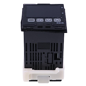 WQSING 100-240VAC Digital Temperature Controller E5CN-R2MT-500 Compatible with OMRON PV Display Indicator