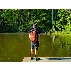 olpr. Leather Backpack (Chocolate)