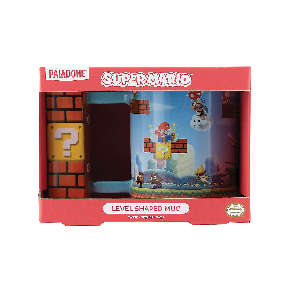 Paladone Super Mario Level Mug, Officially Licensed Nintendo Merchandise
