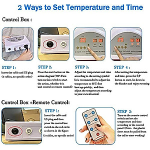 PINJAZE Sauna Blanket Infrared Zipper Oxford Cloth Upgraded Version Professional Detox & Heat Therapy Blanket with Smart Remote (US 110V,71×32 Inches)