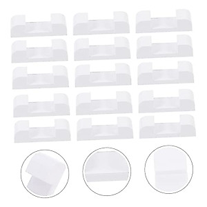 CRILSTYLEO 50pcs Display Stand Base Necklace Organizer Stand Rock Display Case Acrylic Display Risers Bracelet Storage Box Bases Specimen Display Case Challenge Coin Display Plastic Bases 3D