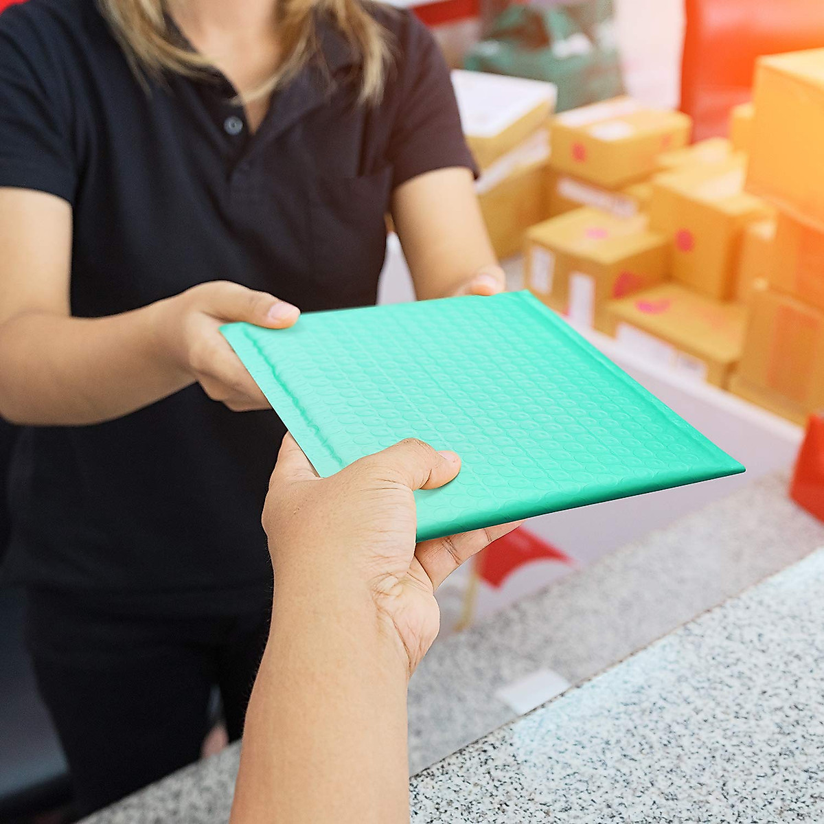 GSSUSA Bubble Mailers 6x10 Padded Envelopes 25 Pack Small Bubble Mailer Shipping Bag Bulk Pack Self Seal Bubble Envelope for Mailing, Packing Business Supplies, Teal 25-Pack