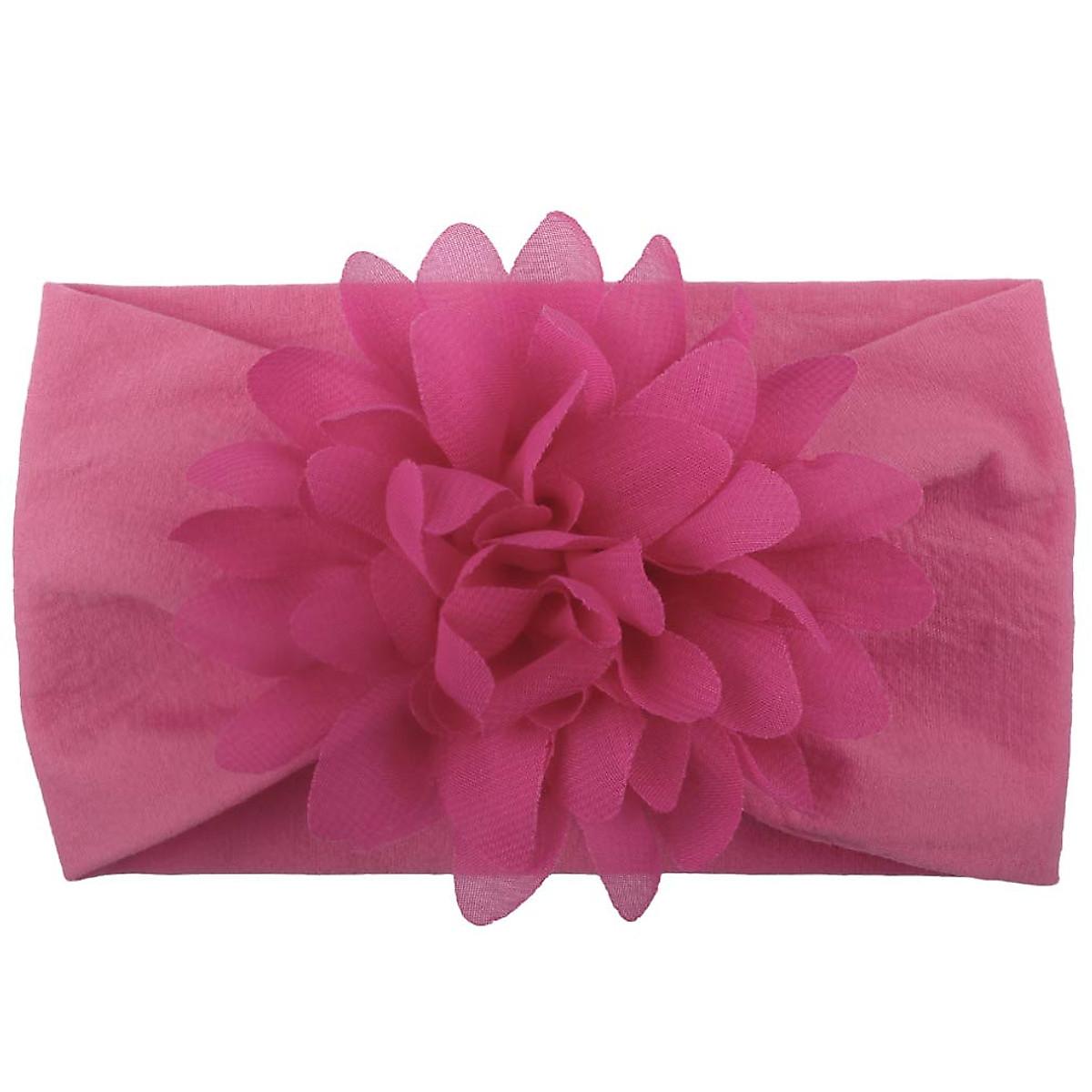 Toptim Baby Head Wrap Chiffon Flowers Newborn Infant Soft Nylon Headbands