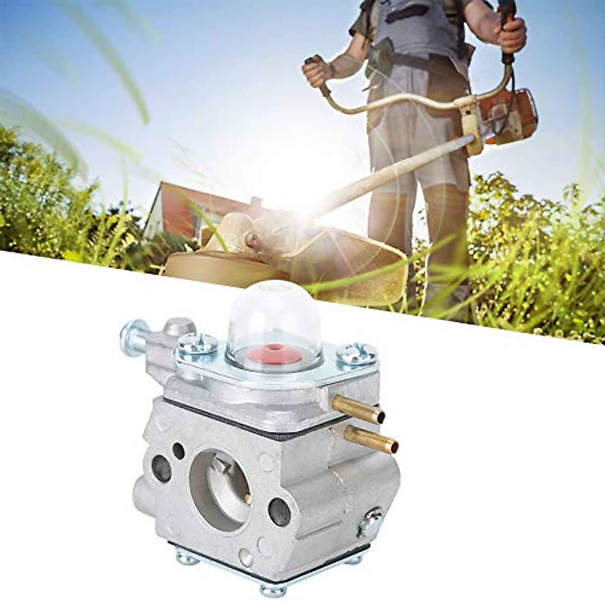 Lawn Mower Carburetor, Durable Metal High Quality Reliable Lawn Mower Parts, Lawn Mower Agriculture Garden for Grass Trimmer