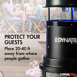 DynaTrap DT2000XL Extra-Large Insect Trap 2 UV Bulbs, 1 Acre, Black