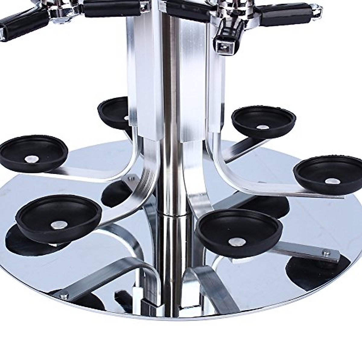 Liquor Dispenser, Home Bar butler 6 Bottle Rotated Mounted Liquor Holder Professional Alcohol Dispenser Station Portable Beverage Wine Racks Cocktail Dispenser Wine Holder Bar Party Drinking