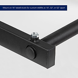 Titan Fitness Ceiling Wall-Mount Pull-Up Bar, Chin Up Bar, Rated 500 LB, Gym Workout Fitness Pro Mount