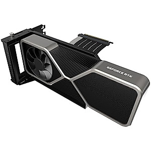 Cooler Master Vertical GPU Holder Kit V3, for E-ATX/ATX/mATX PC Case & PCI-E 4.0 Devices, Adjustable Modular Video Card Support, Thick SGCC Steel Bracket, 165 mm Riser Cable Included - Black