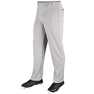 CHAMPRO Boys' X-Large Youth MVP Open Bottom Relaxed Fit Baseball Pants, Grey