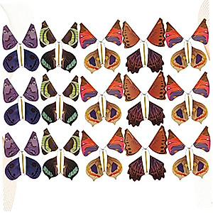 SAFIGLE Wind Up Butterfly 15pcs Toys for Flying Toy Fairy Toy Flying Butterfly Toy Surprise Butterfly Flying Toy Prop Props Butterfly Metal Sculpture Decorate 3D to Fly Props