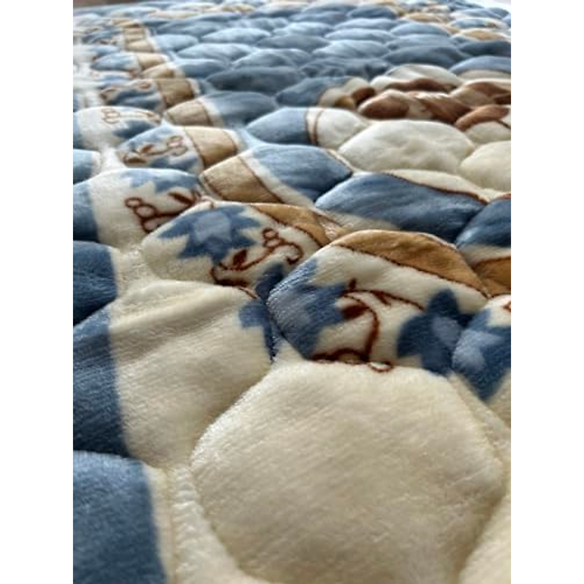 Prayer Rug Muslim Prayer Mat Islamic - Very Thick Prayer Rug Sajadah for Men Women with Islam Prayer Beads for Eid Travel Ramadan, Soft and Luxury (BB Blue)