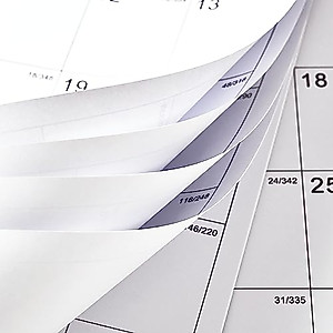 2024 Wall Calendar - Calendar 2024, Monthly Calendar from Jan. 2024 - Dec. 2024, 12'' × 17'', Vertical Calendar 2024 Monthly with Twin-Wire Binding, Large Writing Block, Perfect for Planning and