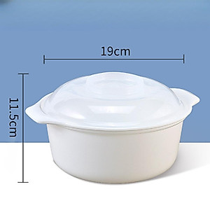 Bothyi Microwave Rice Cooker, Microwave Steamer for Rice, Vegetables, Rice Cooking Steaming Pot for Quinoa, Potato Oatmeal Home Kitchen