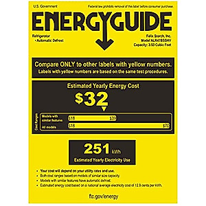 Summit Appliance ALR47BSSHV 20" Wide Built-In All-Refrigerator, ADA Compliant, Adjustable Thermostat, 3.53 cu.ft Capacity, Removable Door Racks, Temperature Alarms, Automatic Defrost