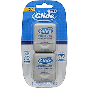 Oral-B Glide Floss, Deep Clean, Cool Mint, Value Pack