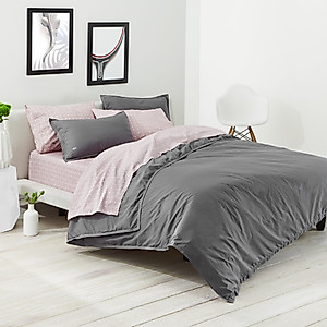 Lacoste Washed Solid Duvet Set, Castle Rock, King