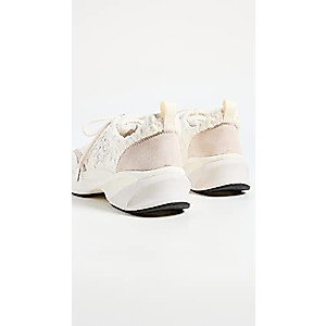 Tory Burch Women's Good Luck Trainers, White/White/White, 6.5 Medium US