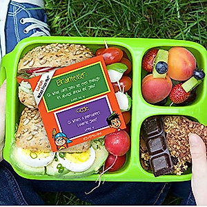 Notes From Me! 101 Tear-Off Lunch Box Notes for Kids, Brainteasers & Giggles, Fun & Educational, Inspirational, Motivational, Thinking of You, Back to School Essential, Bored Kids Activity, Ages 8+