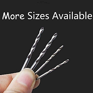 20 Pcs 1.1 mm HSS Micro Twist Drill Bit, Mini High Speed Steel Drill for Wood, Plastic, Soft Metal