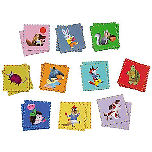 eeBoo Nice Animals Preschool Memory and Matching Game/Ages 3+